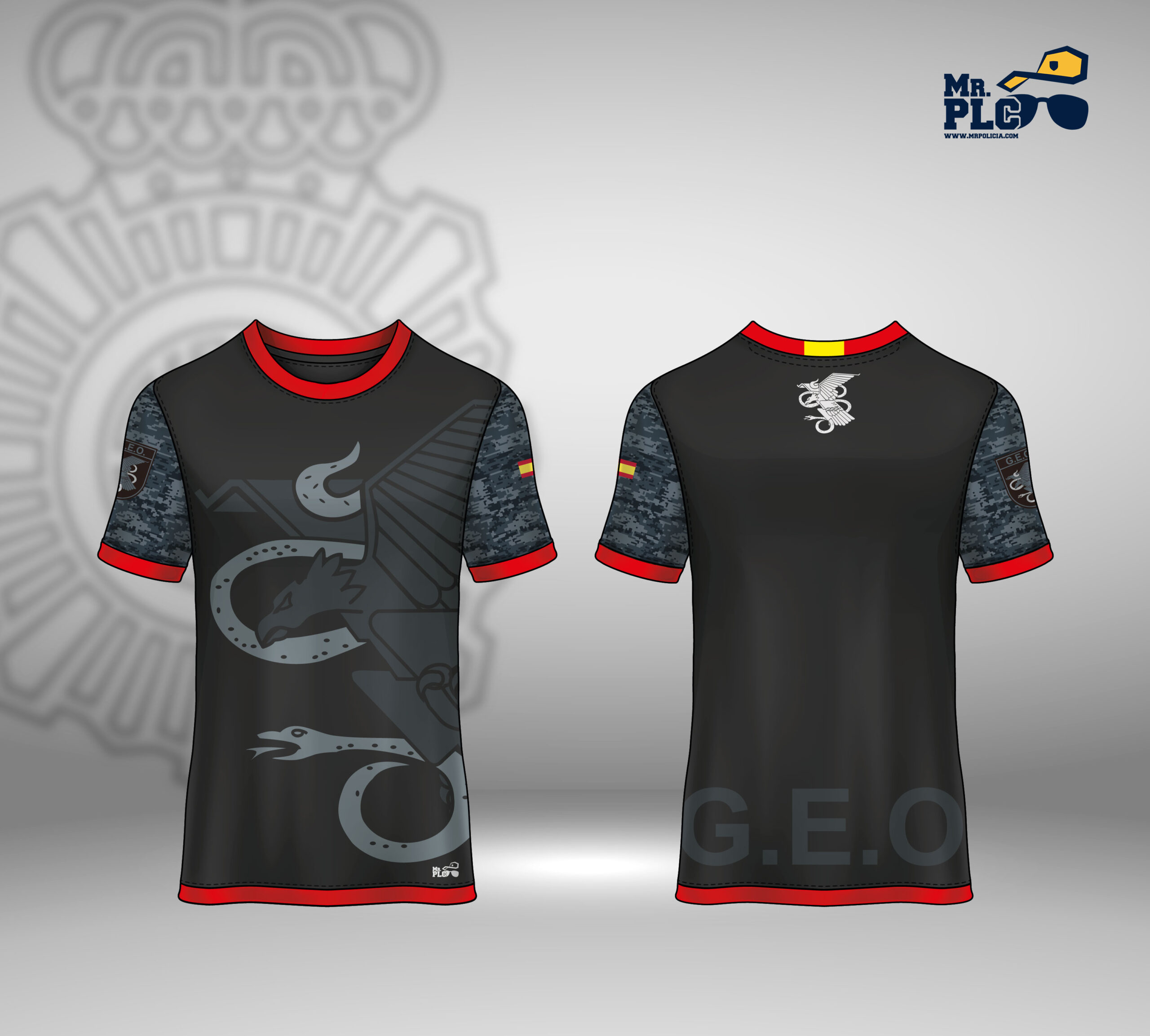 Camiseta G.E.O. de Policía Nacional - MrPolicia