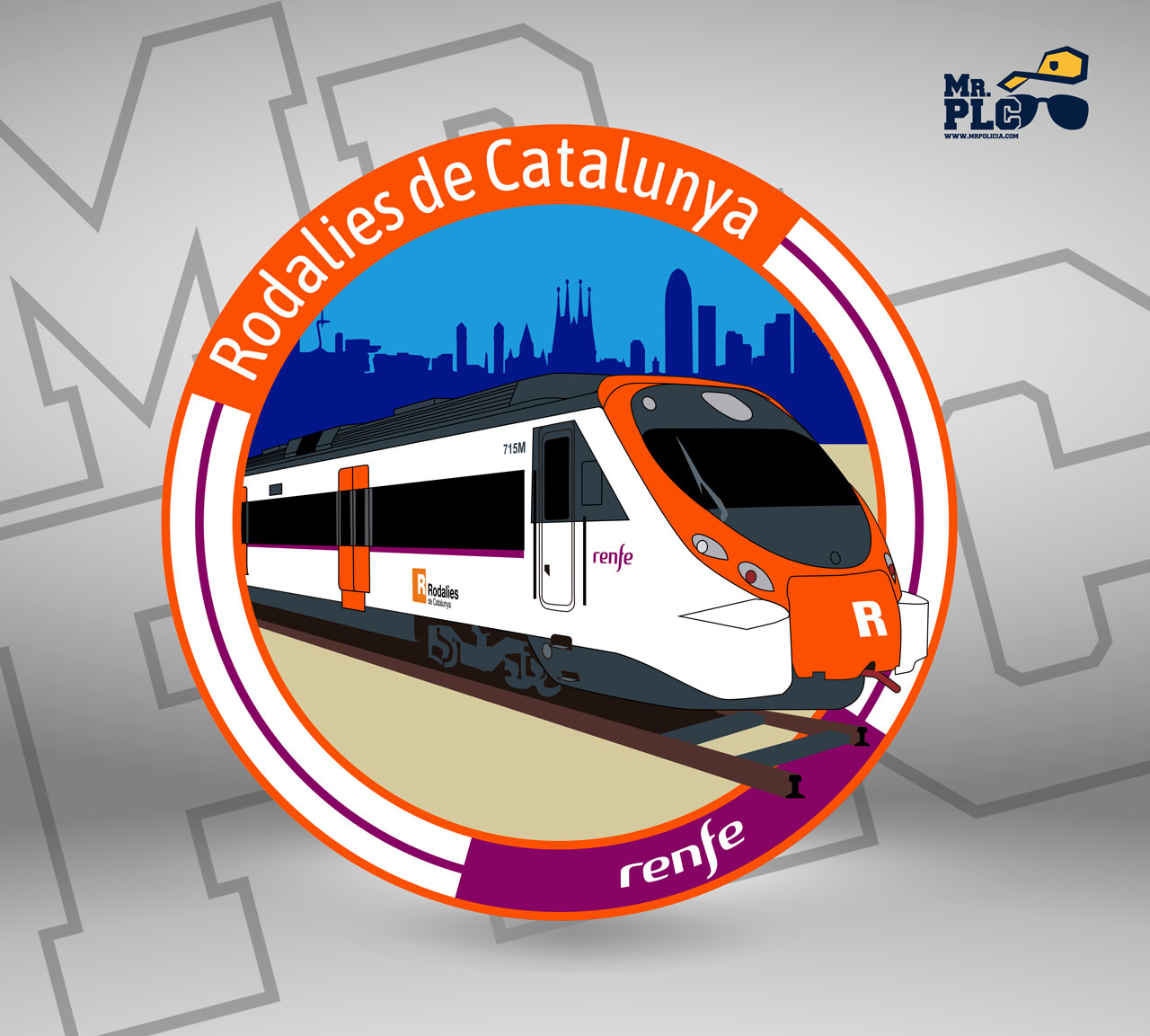 Parche Renfe Rodalies de Catalunya - MrPolicia