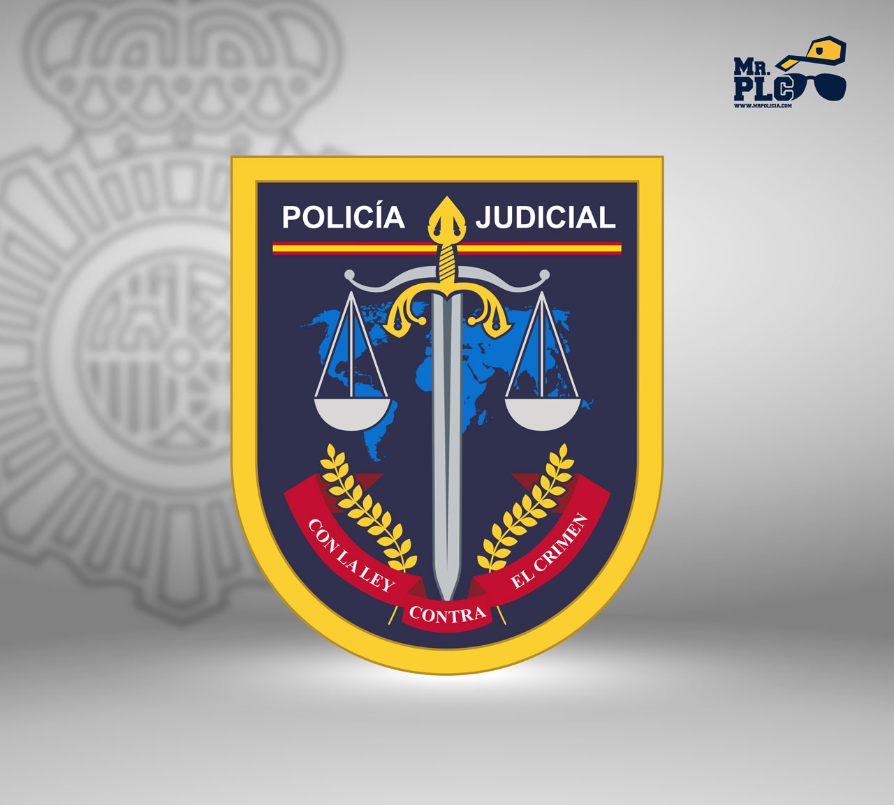 Parche Distintivo Policía Judicial PN - MrPolicia