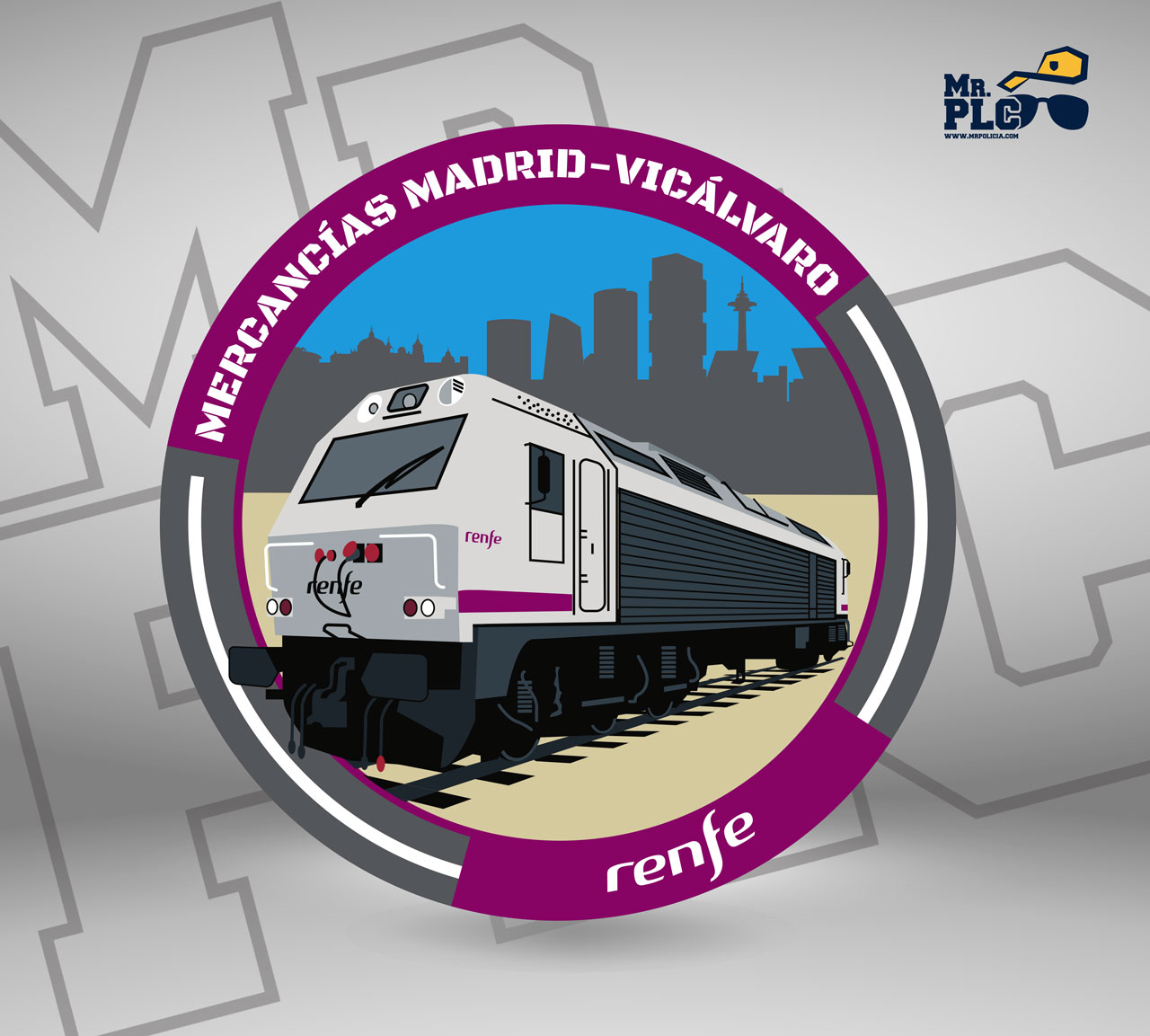 Parche Renfe Mercancías Vicálvaro - MrPolicia